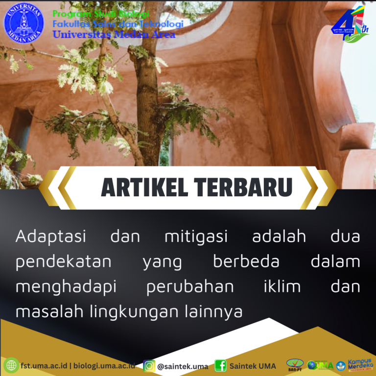 Perbedaan Antara Adaptasi dan Mitigasi