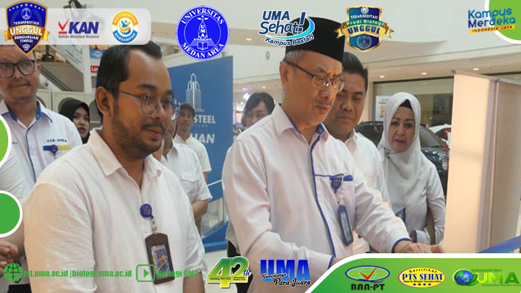 Rektor UMA Resmikan Stand PMB 2026-2027 di Plaza Medan Fair ...